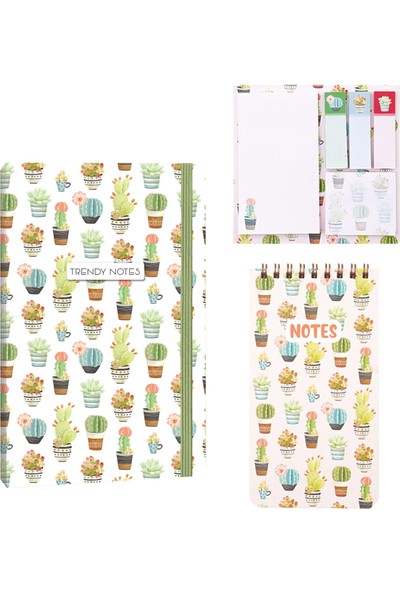 Keskin Color Küçük Çalışma Seti 3'lü - Cactus Beyaz
