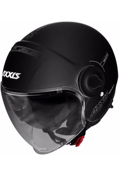 Axxis Raven Sv Solid Matt Black Açık Motosiklet Kaskı