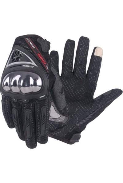 Scoyco MC44C Carbon Dokunmatik Yazlik Motosiklet Eldiveni