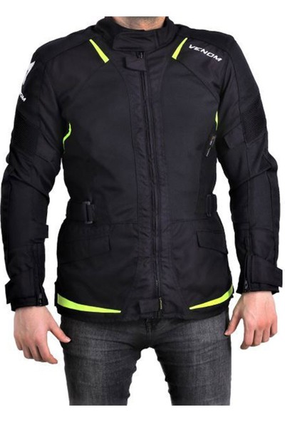 Venom City Cordura Long Motosiklet Montu Uzun