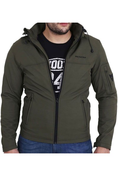 Venom Jaws Soft Shell Korumalı Motosiklet Mont Venom Jaws Soft Shell Korumalı Motosiklet Mont