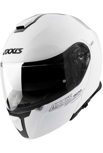 Axxis Gecko Sv Solid Gloss Pearl White Çene Açılır Motosiklet Kaskı Axxis Gecko Sv Solid Gloss Pearl White Çene Açılır Motosiklet Kaskı