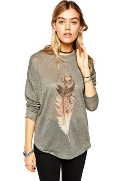 Afurdel Kadın Moda T-Shirt (Yurt Dışından)