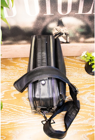 Willpolo Yatay Hakiki Deri El ve Omuz Çantası