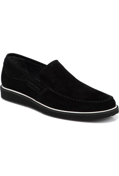 Tergan Siyah Erkek Süet Deri Ayakkabı 55091A01