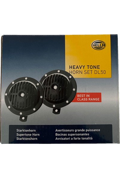 Hella Heavy Tone Horn Set DL50 Korna Hella Heavy Tone Horn Set DL50 Korna