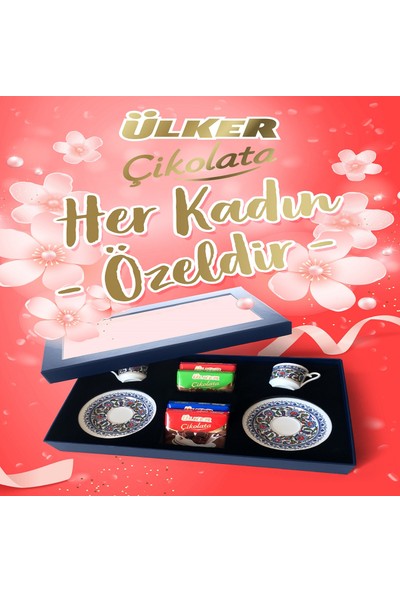 Ülker '40 Yıl Hatır' Hediye Çikolata Kutusu Lacivert