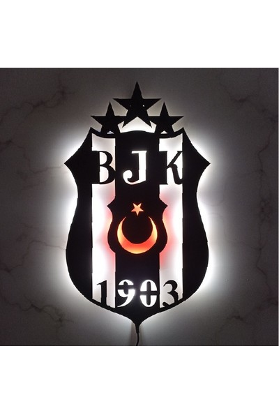 Tasarı Marketi Beşiktaş Bjk LED Işıklı Mdf Ahşap Dekoratif Taraftar Tablo Tasarı Marketi Beşiktaş Bjk LED Işıklı Mdf Ahşap Dekoratif Taraftar Tablo
