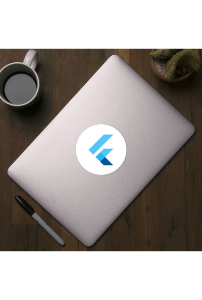 Fizello Flutter Logo Sticker