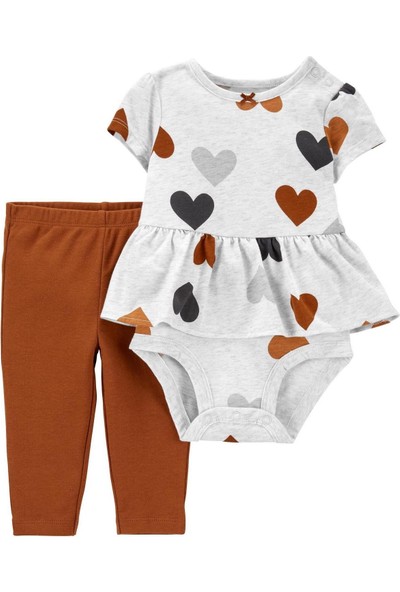 Carter's Kız Bebek Body Pantolon Seti 1M779910 Carter's Kız Bebek Body Pantolon Seti 1M779910