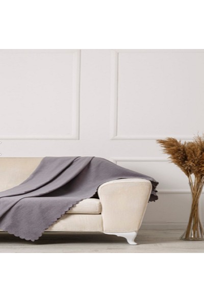 Şönil Çift Taraflı Çekyat Koltuk Örtüsü Şalı