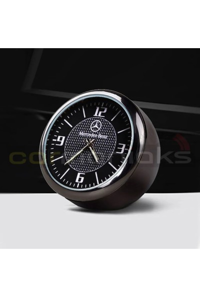 TeknoClub Araç İçi Mercedes Retro Saat Havalandırma + Torpido Uyumlu Özel Retro Saat