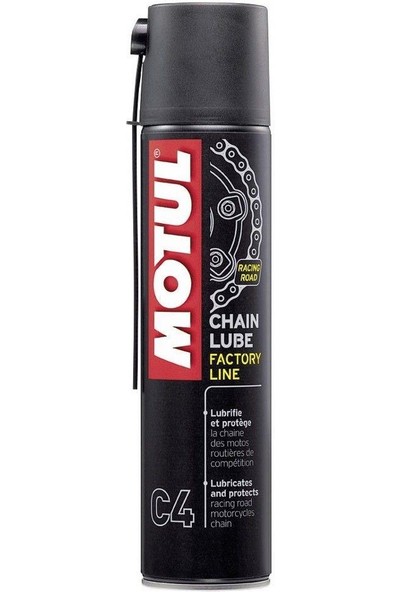 Işıklar Motul C4 Chain Lube Zincir Yağlama Spreyi 400ML Işıklar Motul C4 Chain Lube Zincir Yağlama Spreyi 400ML
