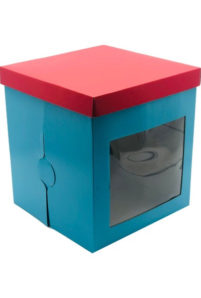 Feza Kutu 31X31X35 Pencereli Pasta Kutusu (10 Adet)