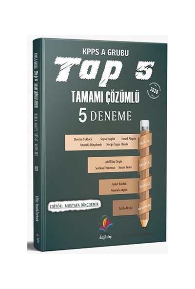 Dizgi Kitap Top 5 Kpss A Grubu Tamamı Çözümlü 5 Deneme
