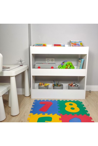 Carniella Bebek - Çocuk Odası Çok Amaçlı Bölmeli Oyuncak Dolap, Kitaplık, Mutfak Dolabı Carniella Bebek - Çocuk Odası Çok Amaçlı Bölmeli Oyuncak Dolap, Kitaplık, Mutfak Dolabı