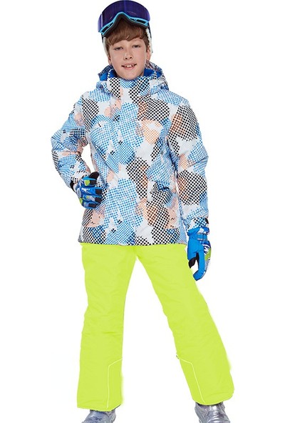 Phibee Iki Parçalı Kayak Takım Elbise Erkek ve Kız Ceketler Rüzgar Geçirmez ve Su Geçirmez Kalınlaştırılmış Phibee Iki Parçalı Kayak Takım Elbise Erkek ve Kız Ceketler Rüzgar Geçirmez ve Su Geçirmez Kalınlaştırılmış