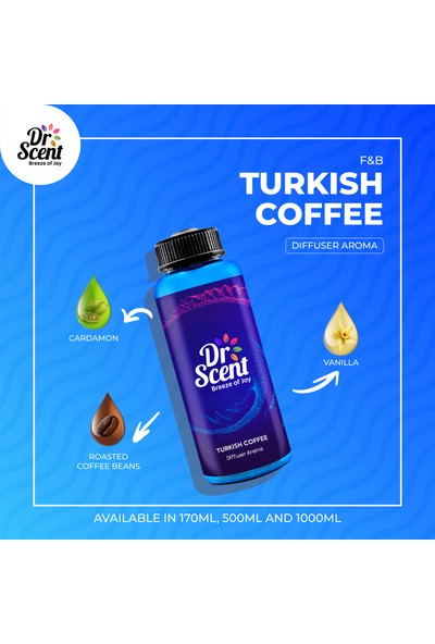 Dr Scent Koku Makinesi Turkish Coffee Kokusu 170 ml