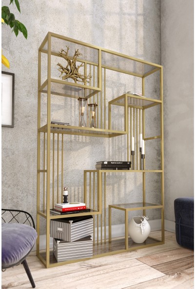 Marsah Home Gold Kitaplık Marsah Home Gold Kitaplık