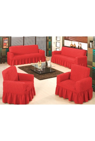 3+3+1+1 Bürümcük Koltuk Örtüsü Takımı