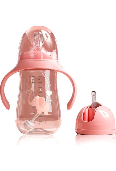 240 ml Şişe Besleme Kupası ile Kavrama ve Boyun Meme Bebek Besleme Şişe Süt Su Biberon Hemşirelik Bpa Ücretsiz Çift Kullanım Şişesi Yeni | Şişeler (Pembe) 240 ml Şişe Besleme Kupası ile Kavrama ve Boyun Meme Bebek Besleme Şişe Süt Su Biberon Hemşirelik Bpa Ücretsiz Çift Kullanım Şişesi Yeni | Şişeler (Pembe)