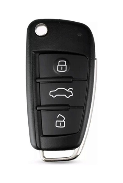 Olimberast Audi Yeni Tip 3 Buton Anahtar Kumanda Kabı Olimberast Audi Yeni Tip 3 Buton Anahtar Kumanda Kabı