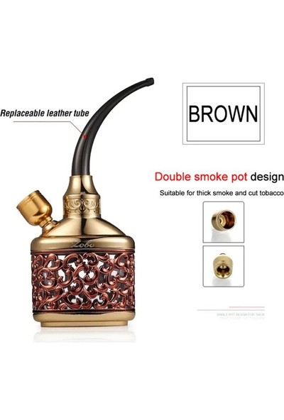 Hortumlu Lüks Duman Borusu Tenceresi Çok Filtreli Su Sigara Tutucu Metal Tütün Sigara Nargile Boru Sigara Aracı Erkek Hediyesi Hortumlu Lüks Duman Borusu Tenceresi Çok Filtreli Su Sigara Tutucu Metal Tütün Sigara Nargile Boru Sigara Aracı Erkek Hediyesi