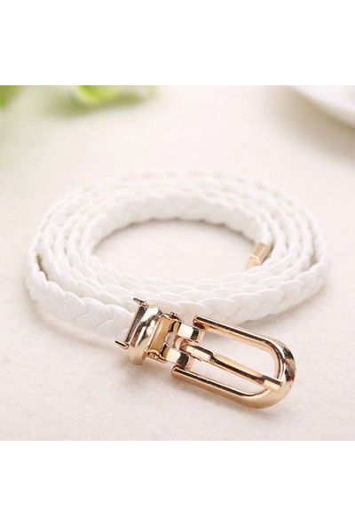 Kadın Örgülü Ip Bel Bandı