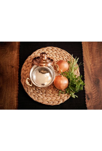 Mini 1. Sınıf Bakırdan Tencere 15 cm