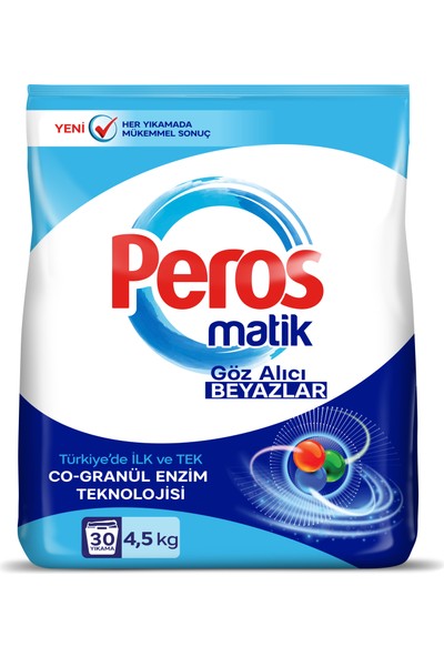 Peros Matik Göz Alıcı Beyazlar 4,5 kg Peros Matik Göz Alıcı Beyazlar 4,5 kg