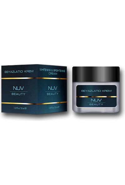 Nuv Beauty Beyazlatıcı Krem 50ML • Doğal Sertifikalı, Yaşlanma Karşıtı, Ton Dengeleyici, Güneş Lekesine Karşı Etkili