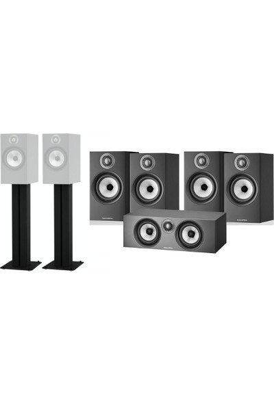Bowers & Wilkins 607 S2 Siyah 5.0 Sinema Sistemi