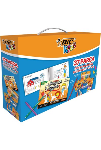 Bic 37 Parça Dikkat Geliştirici Boyama Seti Bic 37 Parça Dikkat Geliştirici Boyama Seti