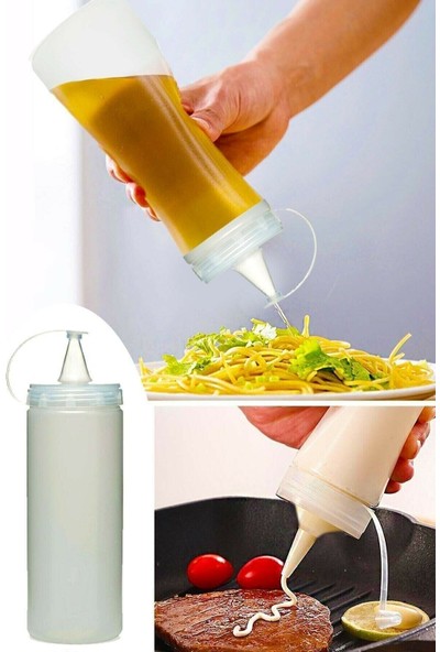 Titiz Sızdırmaz Kapaklı Plastik Yağ Şişesi Yağdanlık Sos Şişesi 400 ml Titiz Sızdırmaz Kapaklı Plastik Yağ Şişesi Yağdanlık Sos Şişesi 400 ml