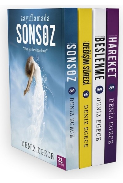 Zayıflama ve Sağlık Seti 4 Kitap - Deniz Egece Zayıflama ve Sağlık Seti 4 Kitap - Deniz Egece