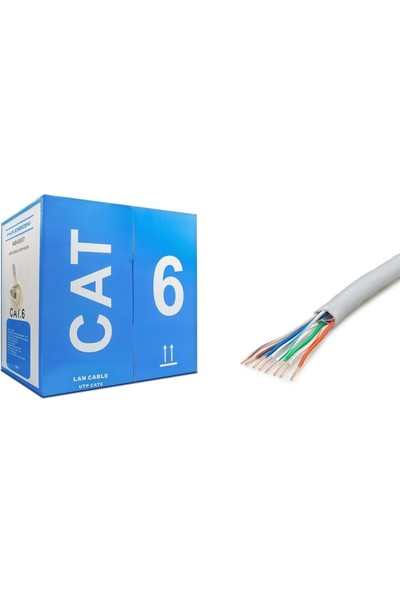 Hadtron HDX5014(4507) Kablo Cat6 305 mt 0.511 mm Od6.0 24 Awg