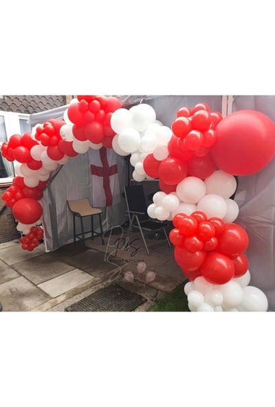 Best Parti Pastel Kırmızı Beyaz Balon Zinciri 50 Adet + 5 mt Balon Zinciri Best Parti Pastel Kırmızı Beyaz Balon Zinciri 50 Adet + 5 mt Balon Zinciri