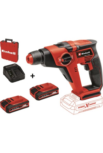 Einhell Te-Hd 18/12 Li - Akülü Pnömatik Matkap + 2*3 Ah Plus Starter Kit + Çanta Einhell Te-Hd 18/12 Li - Akülü Pnömatik Matkap + 2*3 Ah Plus Starter Kit + Çanta