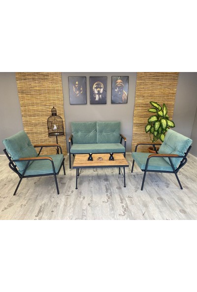 ADKPİETRO ADK615 Lüx 2+1+1 Balkon & Bahçe Sedir Takımı