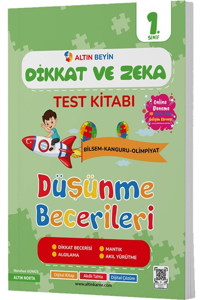 1. Sınıf Altın Beyin Dikkat ve Zeka Kitabı Altın Nokta Yayınevi 1. Sınıf Altın Beyin Dikkat ve Zeka Kitabı Altın Nokta Yayınevi