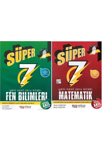 Nitelik Yayınları 7. Sınıf Nitelik Sayısal Seti