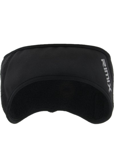 Homyl Rüzgar Geçirmez Spor Kış Earmuffs Sıkı Kafa Polar Kulak Isıtıcı Black L (Yurt Dışından)