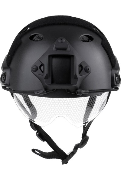 Homyl Lancer Taktik Hızlı Kask Balistik Tipi W / Geri Çekilebilir Vizör Od Siyah (Yurt Dışından)