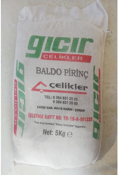 Gıcır Baldo Pirinç 5 kg Gıcır Baldo Pirinç 5 kg