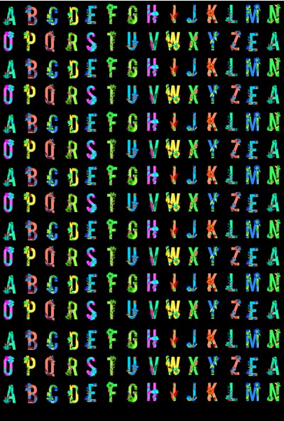 Tellgraf Harf Dikdörtgen Etiket (15X22 cm 2 Set)