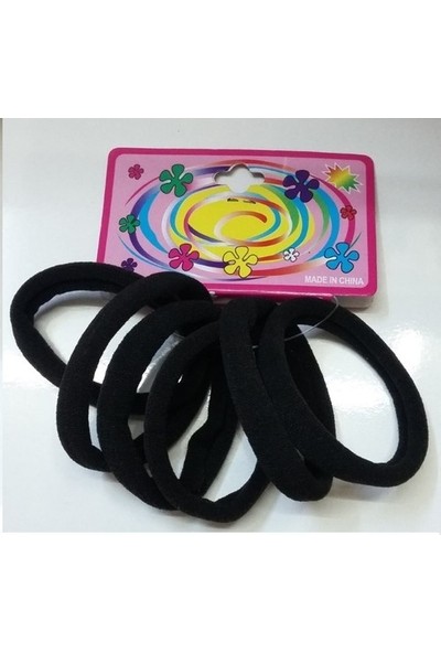 Alkazanankara 6'lı Kalın Siyah Lastik Toka Alkazanankara 6'lı Kalın Siyah Lastik Toka