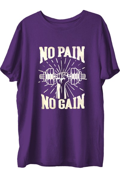 Top Glory Npng Baskılı Penye Boks Sporcu T-Shirt