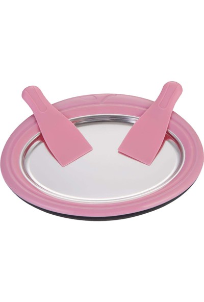 Dolity Yoğurt Dondurma Rulo Makinesi ile 2 Spatulas Kızartma Buz Plakası Ev Yapımı Pembe (Yurt Dışından) Dolity Yoğurt Dondurma Rulo Makinesi ile 2 Spatulas Kızartma Buz Plakası Ev Yapımı Pembe (Yurt Dışından)