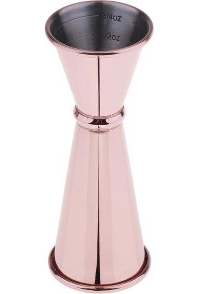 Dolity Paslanmaz Kokteyl Jigger Şarap Mikser Ölçüm Çift Kupası Bar Malzemeleri