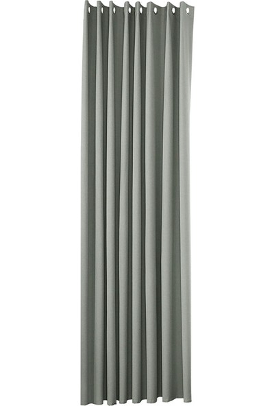 Dolity Yatak Odası Için Karartma Perdeleri - Entermal Yalıtımlı Perdeler Grommet Üst Gri (Yurt Dışından)